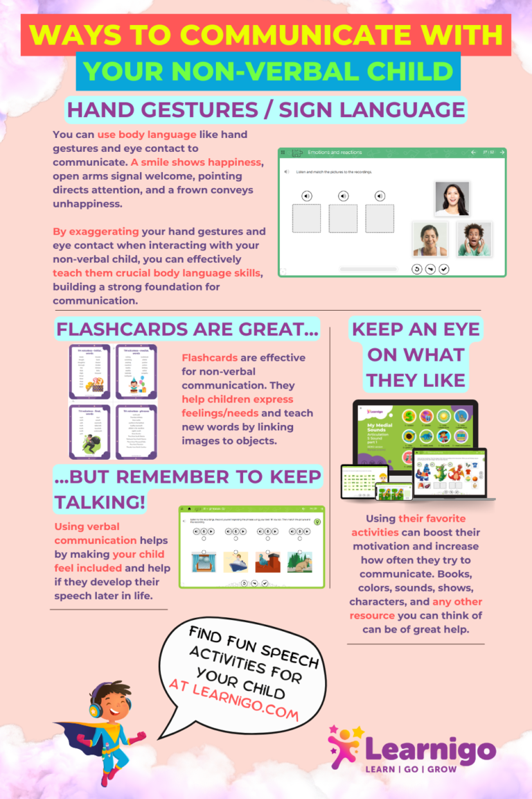 5 Ways to Communicate with Your Non-Verbal Child | Learnigo